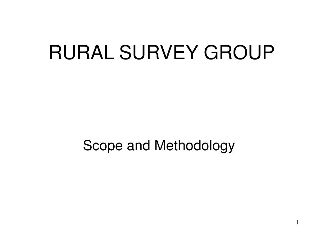 PPT - RURAL SURVEY GROUP PowerPoint Presentation, free download - ID ...