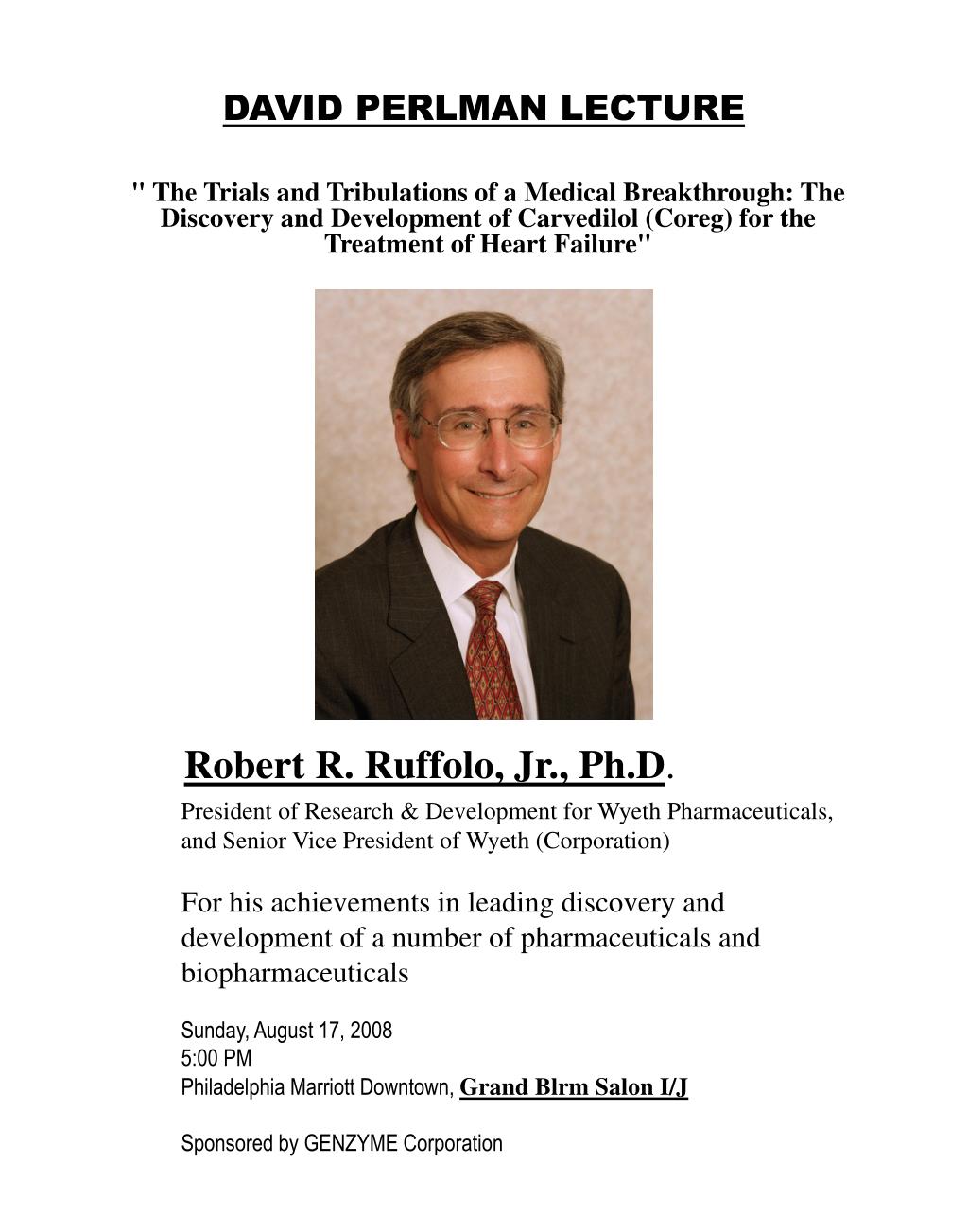 PPT - DAVID PERLMAN LECTURE PowerPoint Presentation, free download - ID ...