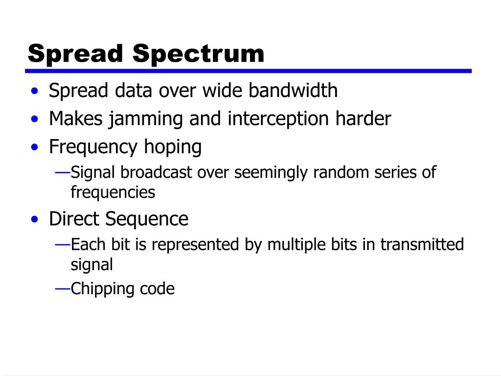PPT - Spread Spectrum PowerPoint Presentation, free download - ID:4268492