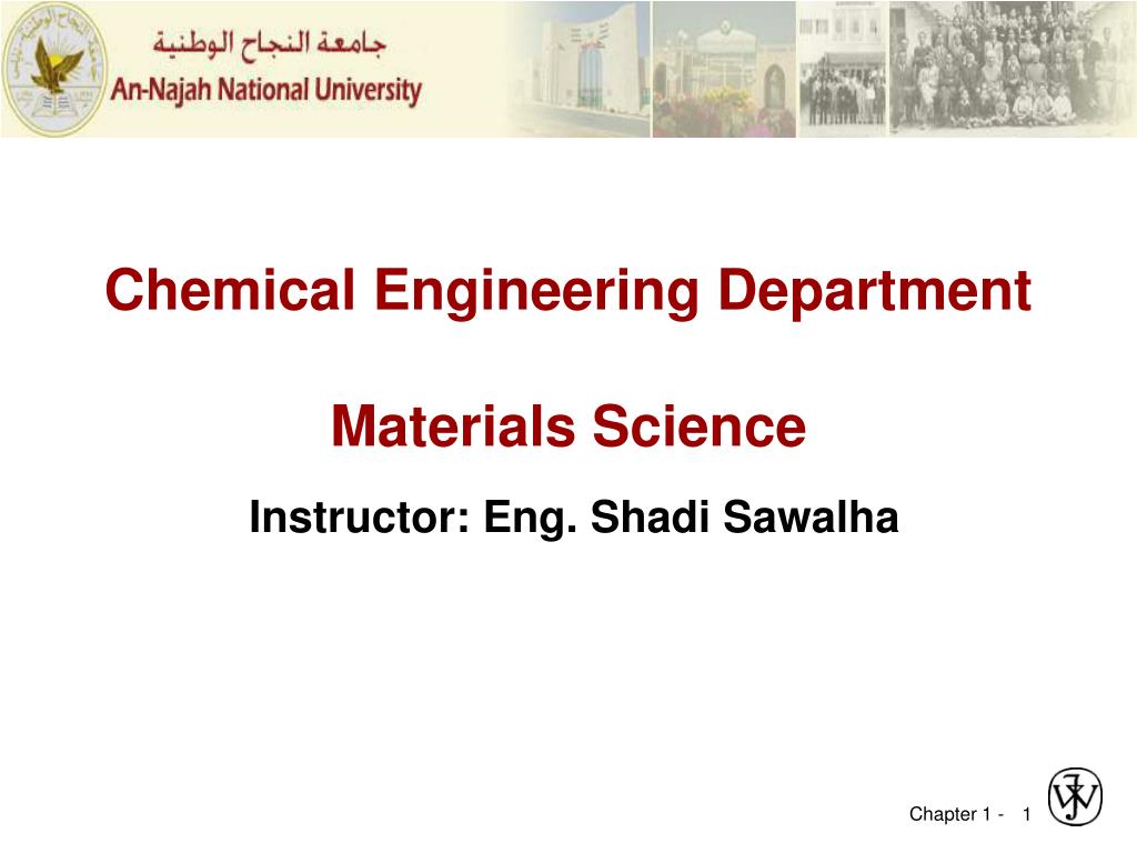 PPT - Chemical Engineering Department Materials Science PowerPoint ...