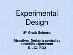 PPT - Experimental Design - Variables PowerPoint Presentation, free ...