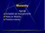 PPT - Molarity and Molality PowerPoint Presentation, free download - ID ...