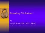 PPT - BOUNDARIES AND BOUNDARY VIOLATIONS PowerPoint Presentation, free ...