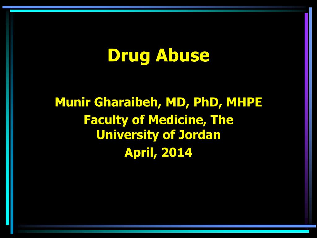 PPT - Drug Abuse PowerPoint Presentation, free download - ID:4273837