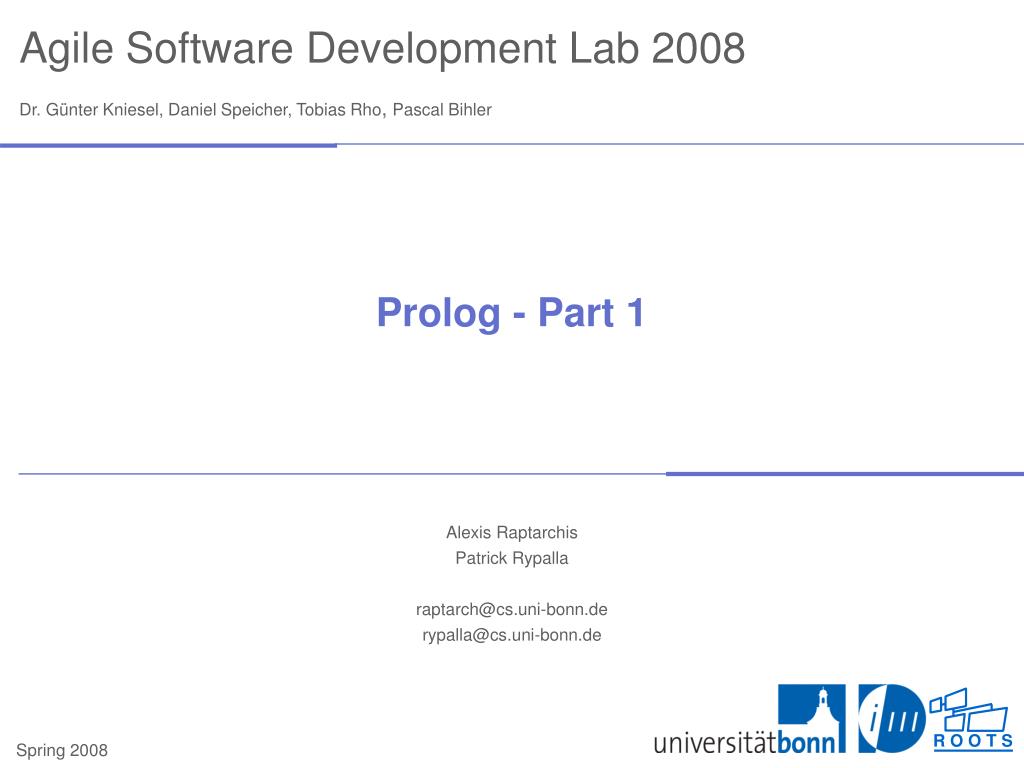 PPT - Prolog - Part 1 PowerPoint Presentation, free download - ID:4275896