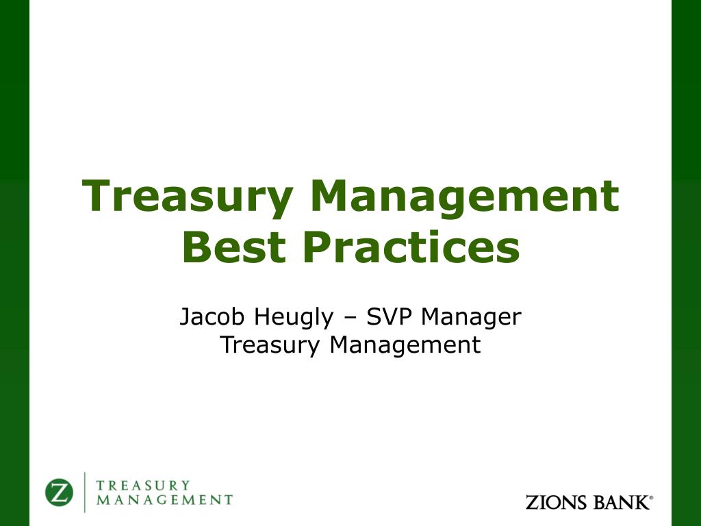PPT - Treasury Management Best Practices PowerPoint Presentation, free ...
