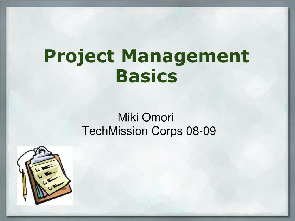 PPT - Project Management Basics PowerPoint Presentation, free download ...