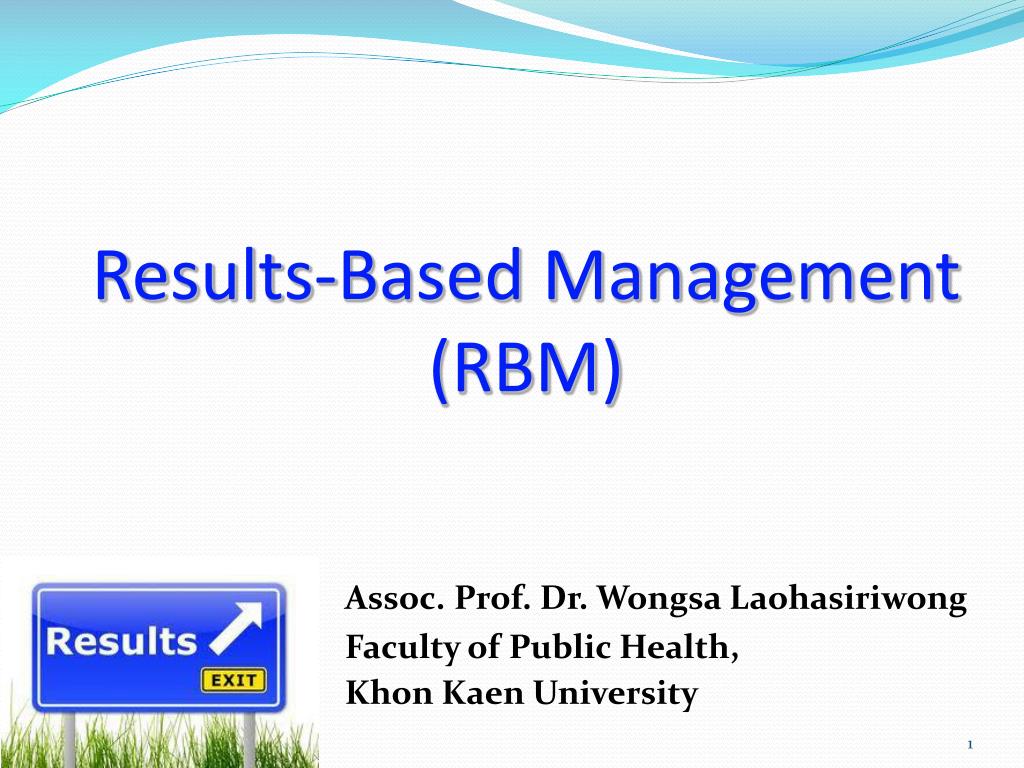 PPT - Results-Based Management (RBM) PowerPoint Presentation, free ...