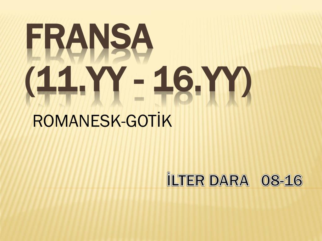 PPT - FRANSA (11.yy - 16.yy) PowerPoint Presentation, free download ...