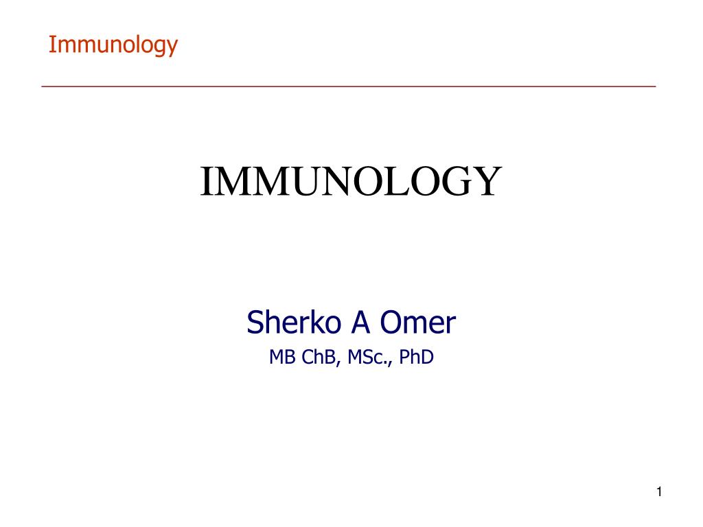 PPT - IMMUNOLOGY PowerPoint Presentation, free download - ID:4285279
