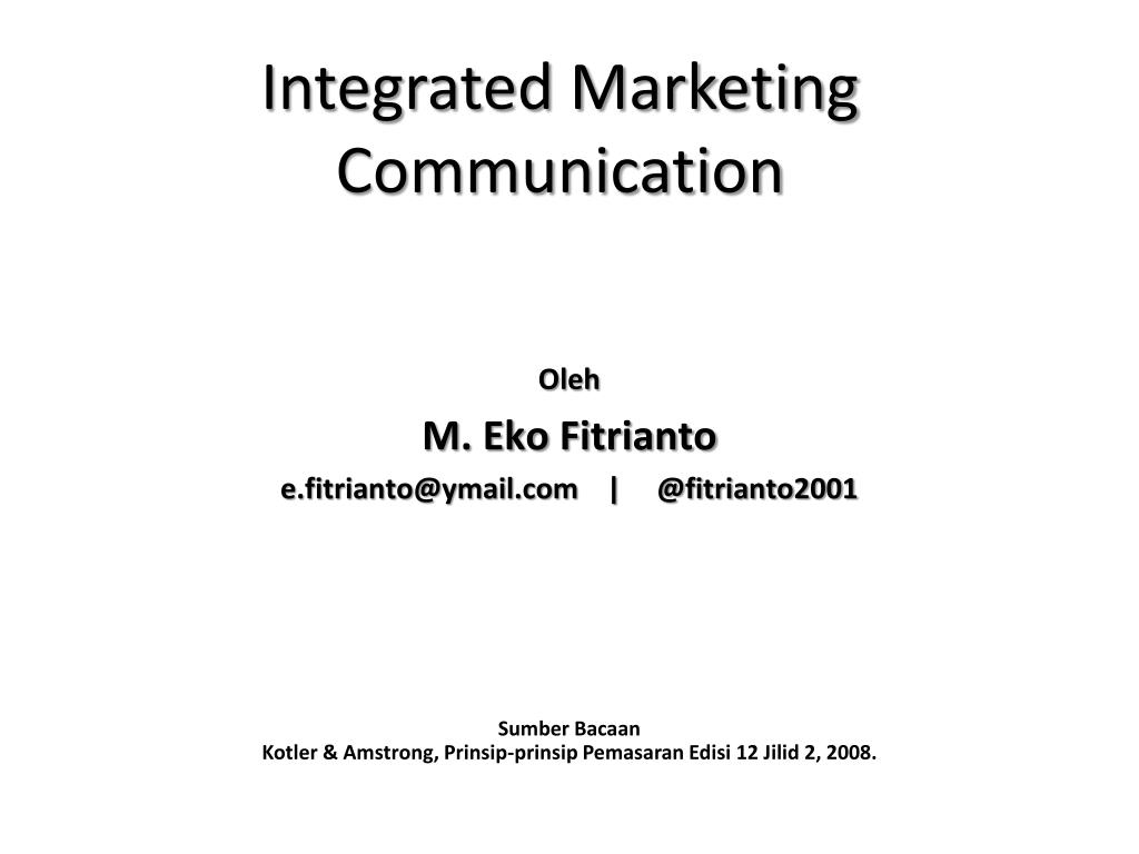 PPT - Integrated Marketing Communication PowerPoint Presentation, free ...