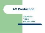 PPT - Essentials of AV Technology AV System Infrastructure PowerPoint Presentation - ID:2081619