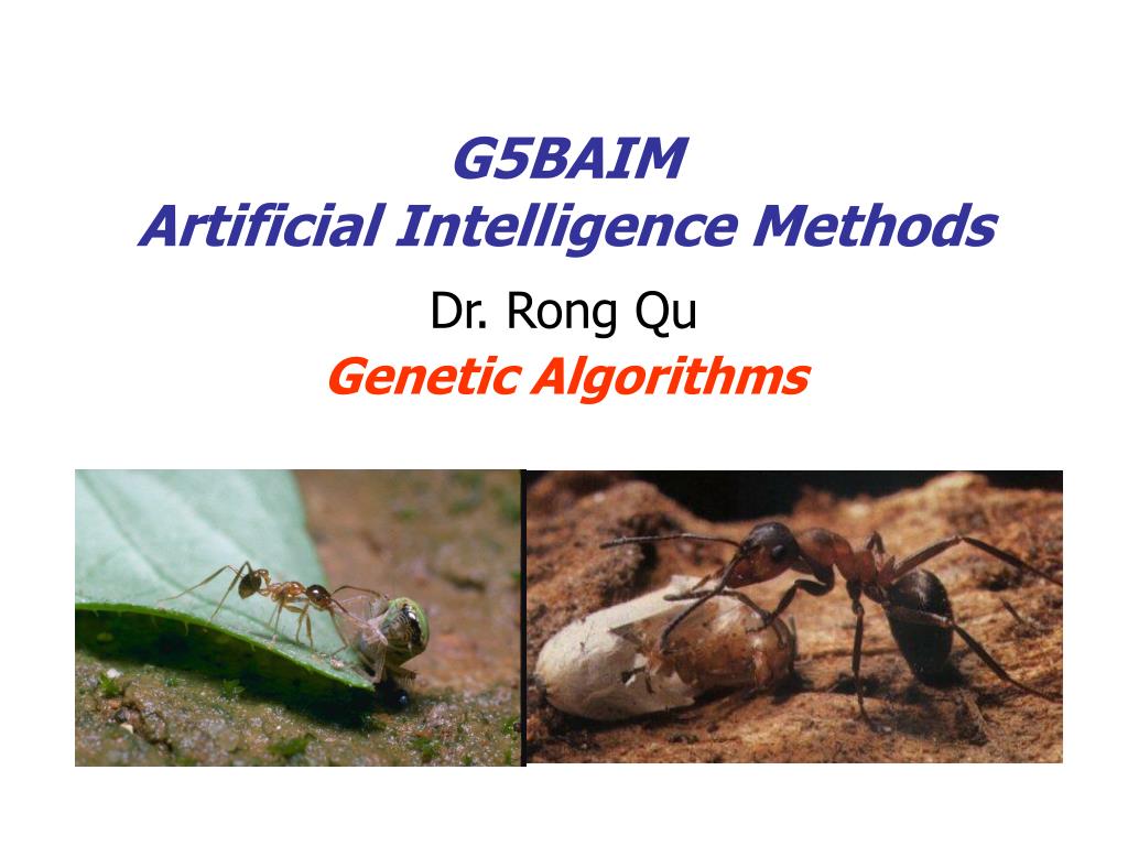 PPT - G5BAIM Artificial Intelligence Methods PowerPoint Presentation ...
