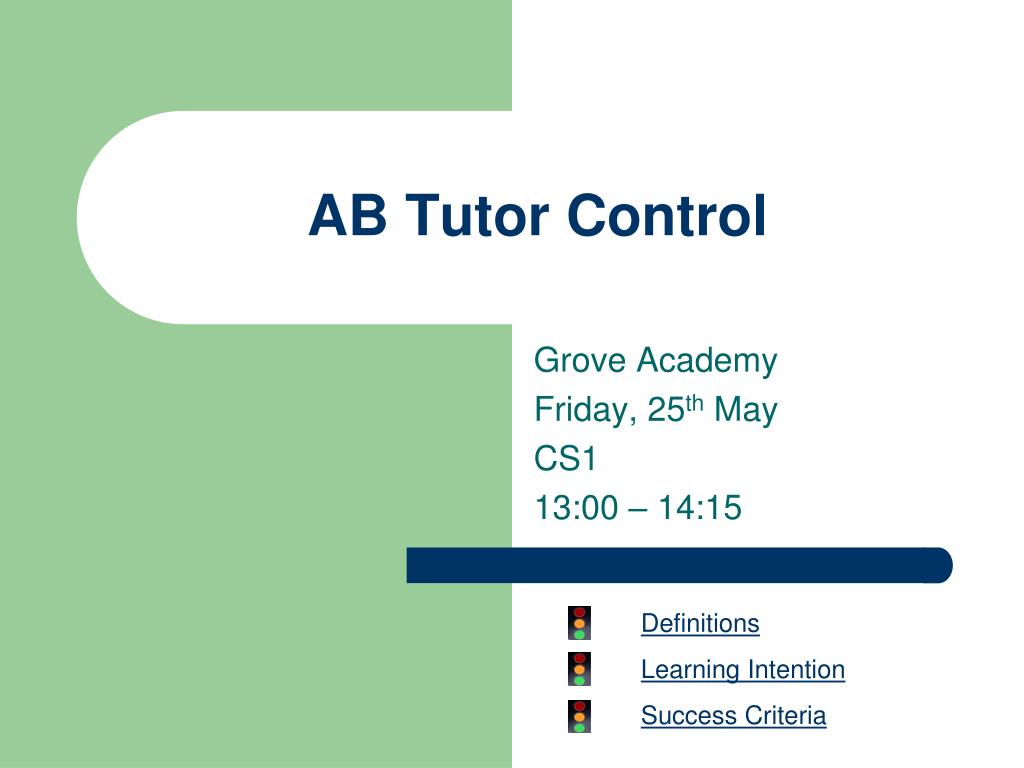 PPT - AB Tutor Control PowerPoint Presentation, free download - ID:4288282