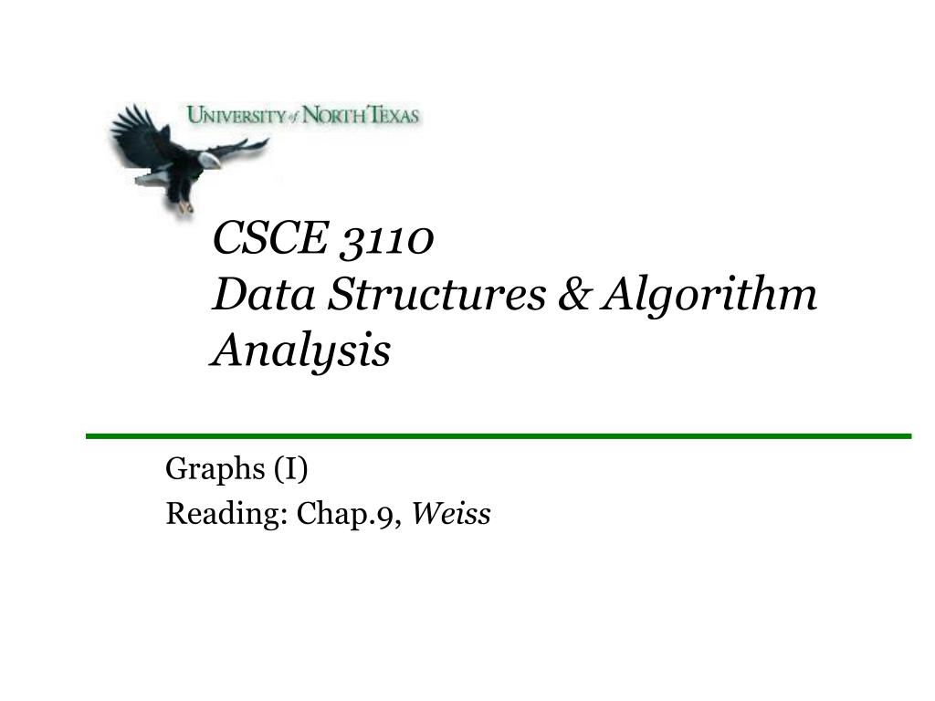 PPT - CSCE 3110 Data Structures & Algorithm Analysis PowerPoint ...