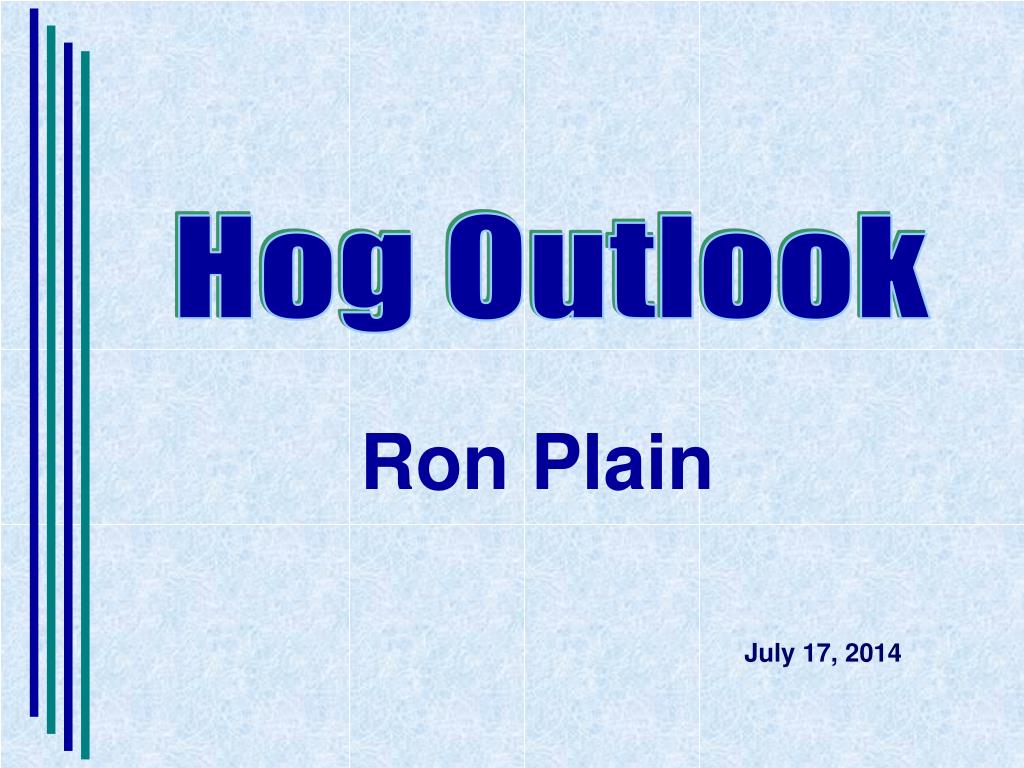 PPT - Hog Outlook (title) PowerPoint Presentation, free download - ID ...