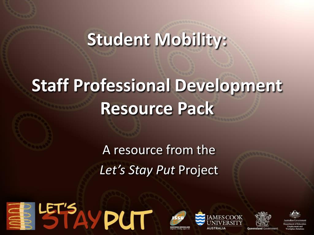PPT - Student Mobility: Staff Professional Development Resource Pack ...