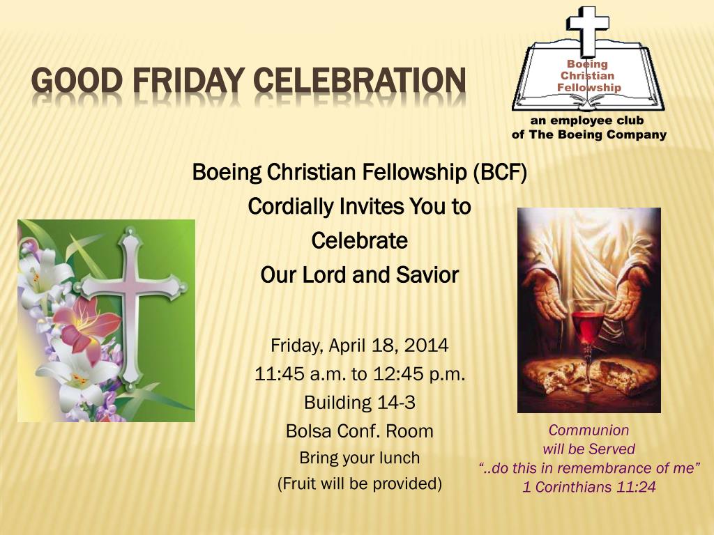 PPT - Good Friday Celebration PowerPoint Presentation, free download ...