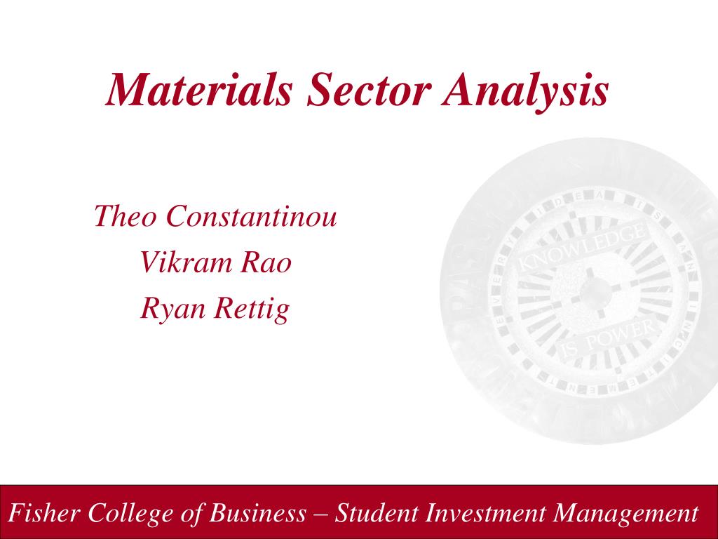 PPT - Materials Sector Analysis PowerPoint Presentation, free download ...