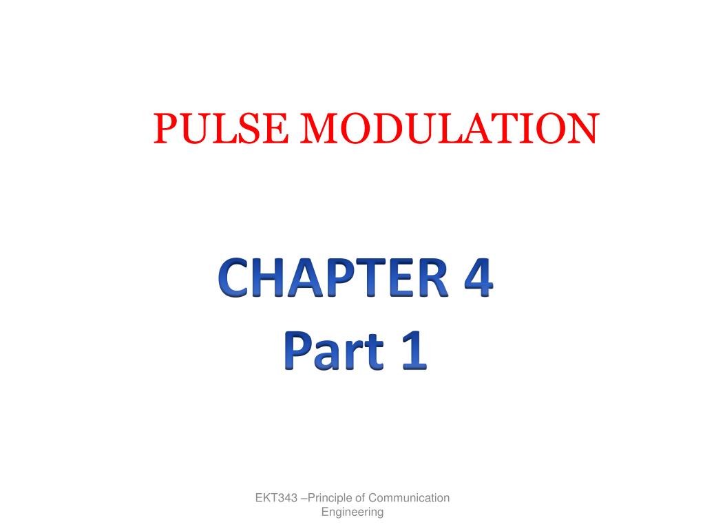 PPT - PULSE MODULATION PowerPoint Presentation, free download - ID:4290819