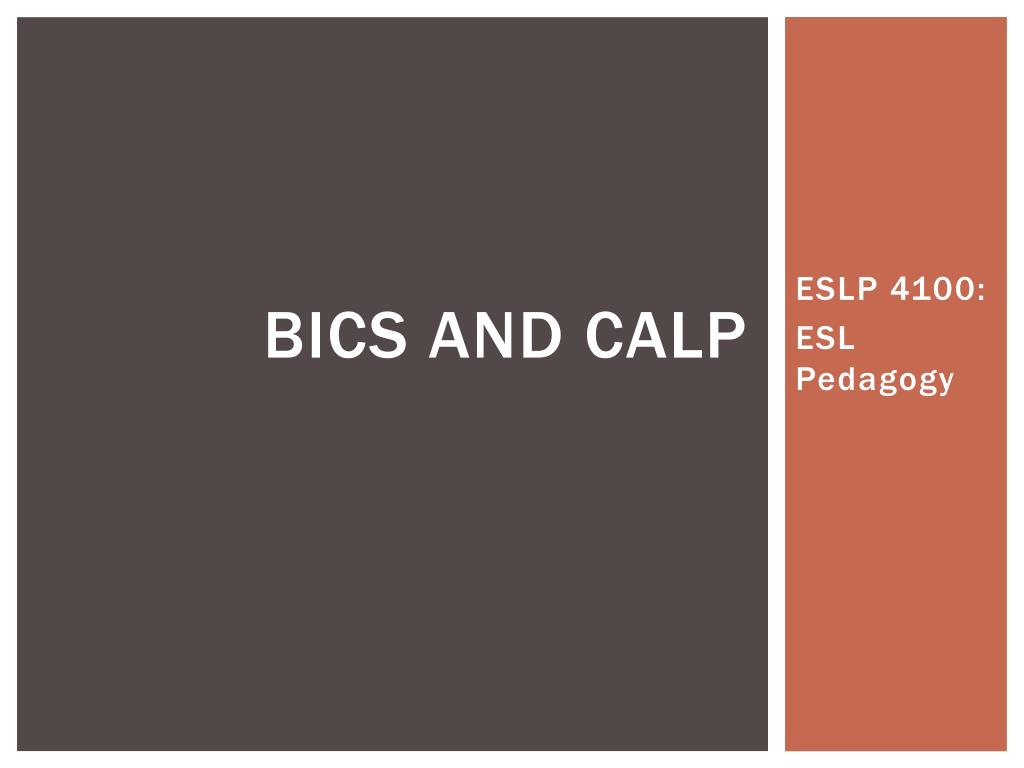 PPT - BICS and CALP PowerPoint Presentation, free download - ID:4291267