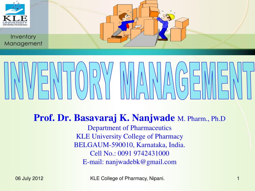 PPT - Inventory Management PowerPoint Presentation, free download - ID ...