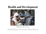 PPT - DEVELOPMENT AND HEALTH PowerPoint Presentation, free download ...