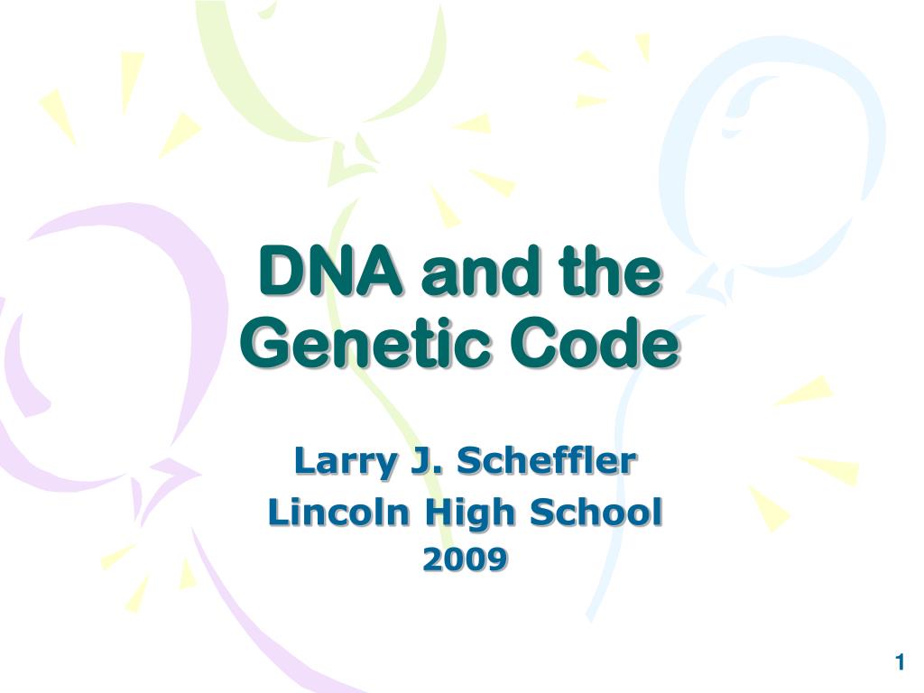 PPT - DNA and the Genetic Code PowerPoint Presentation, free download - ID:4293865