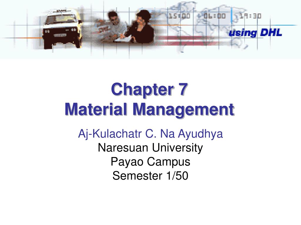 PPT - Chapter 7 Material Management PowerPoint Presentation, free ...
