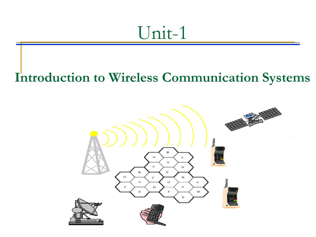 PPT - Unit-1 Introduction to Wireless Communication Systems PowerPoint ...