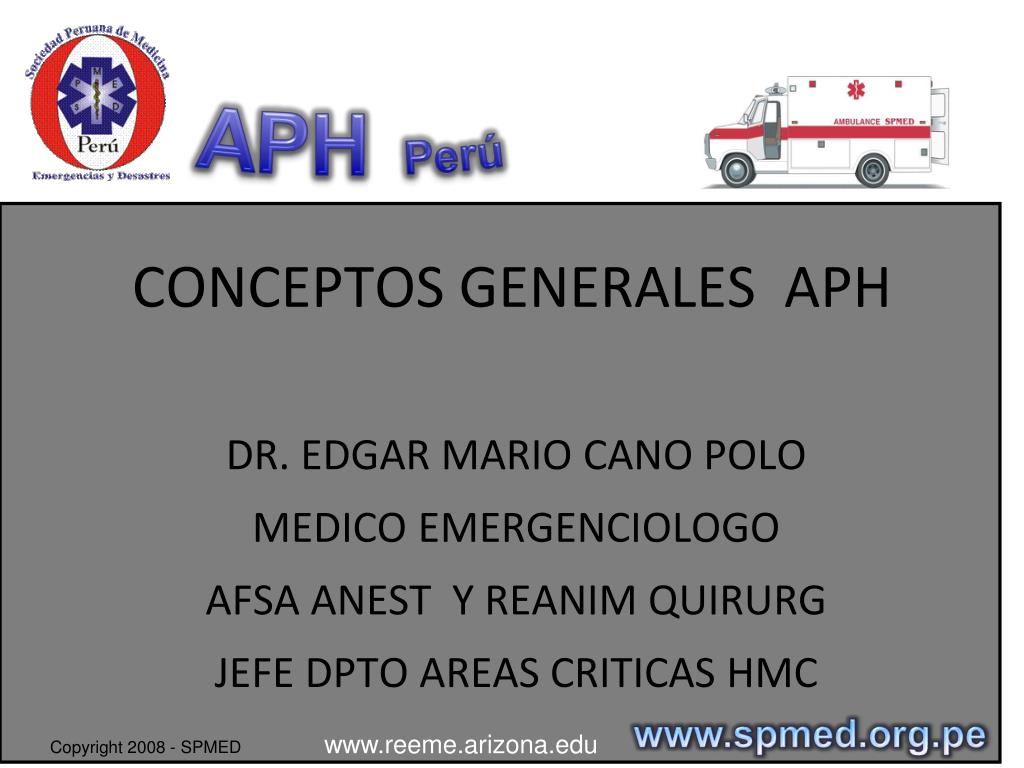 PPT - CONCEPTOS GENERALES APH PowerPoint Presentation, free download - ID:4295678