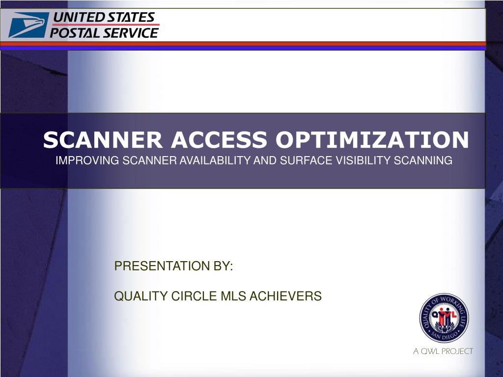 PPT - SCANNER ACCESS OPTIMIZATION PowerPoint Presentation, free ...