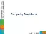 PPT - Comparing Two Means PowerPoint Presentation, free download - ID ...