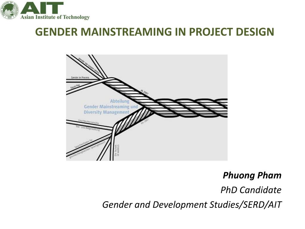 PPT - GENDER MAINSTREAMING IN PROJECT DESIGN PowerPoint Presentation ...