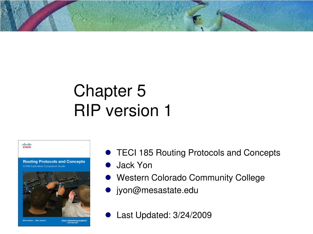 PPT - Chapter 5 RIP version 1 PowerPoint Presentation, free download ...