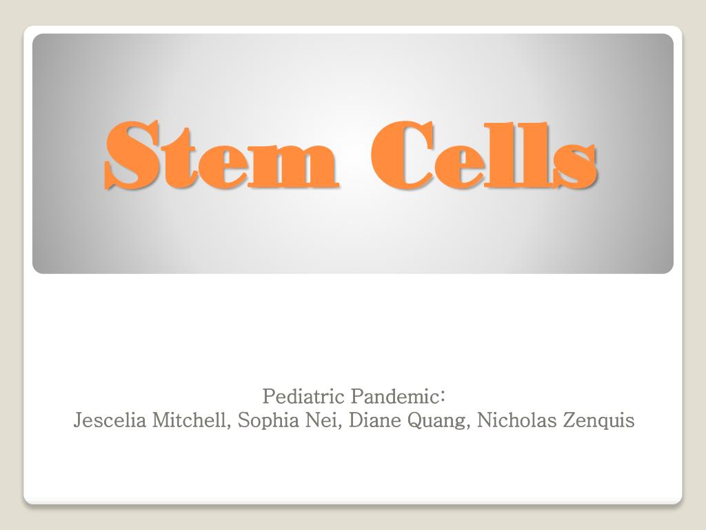 PPT - Stem Cells PowerPoint Presentation, free download - ID:4298964