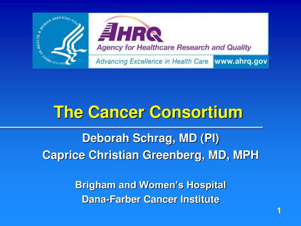 PPT - The Cancer Consortium PowerPoint Presentation, free download - ID ...