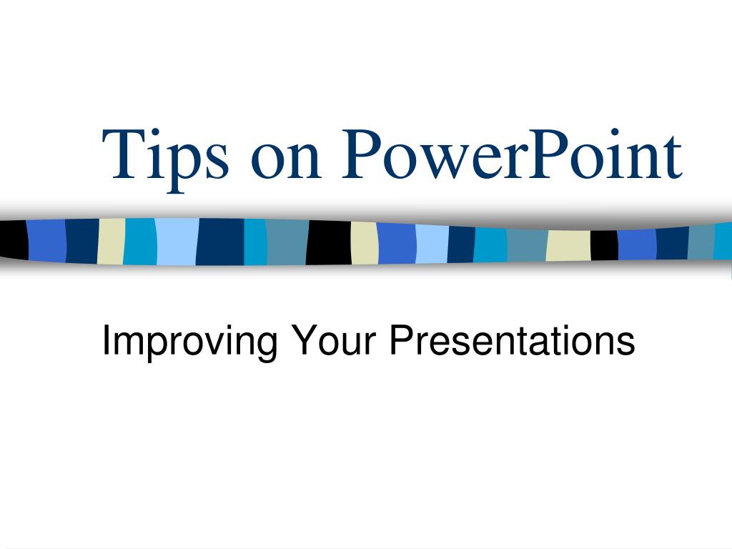 PPT - Tips on PowerPoint PowerPoint Presentation, free download - ID ...