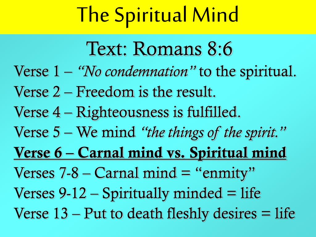 PPT - The Spiritual Mind PowerPoint Presentation, free download - ID ...