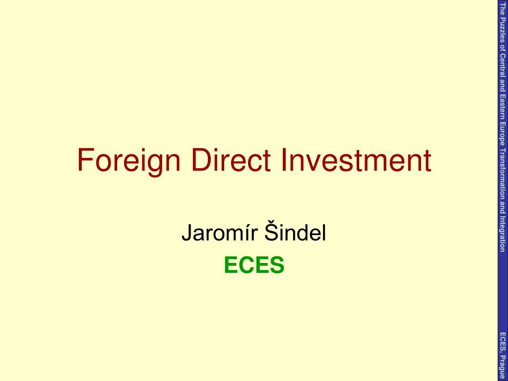 PPT - Foreign Direct Investment PowerPoint Presentation, free download ...