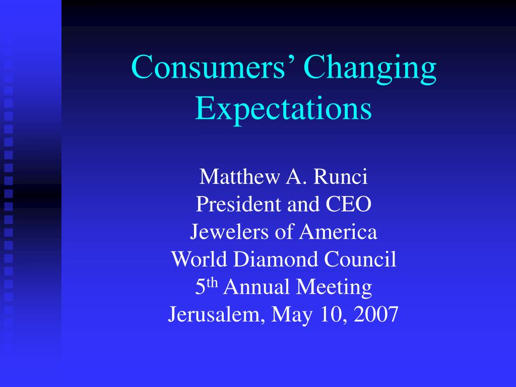 PPT - Consumers’ Changing Expectations PowerPoint Presentation, free ...