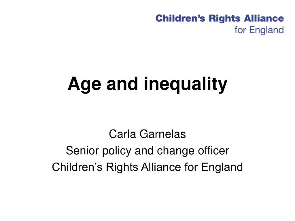 PPT - Age and inequality PowerPoint Presentation, free download - ID ...