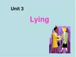 PPT - Psychology of Lying PowerPoint Presentation, free download - ID ...