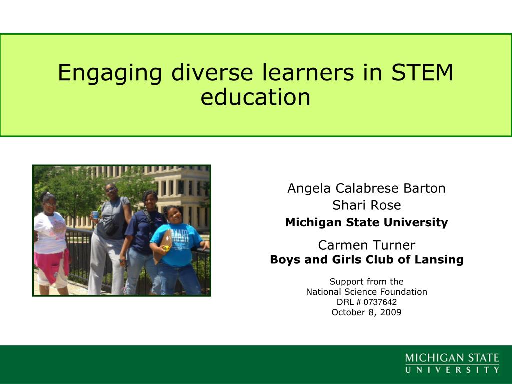 PPT - Engaging diverse learners in STEM education PowerPoint ...