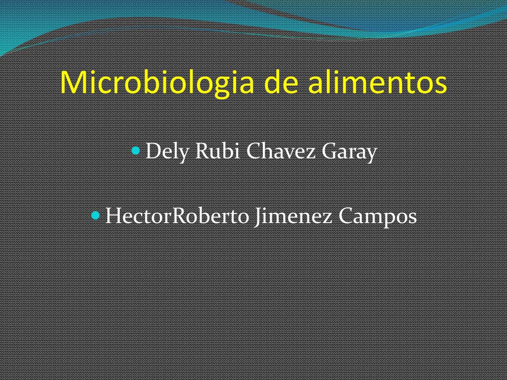 PPT - Microbiologia de alimentos PowerPoint Presentation, free download ...