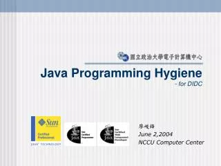 PPT - Enhancing Code Quality Through Programming Hygiene and ...