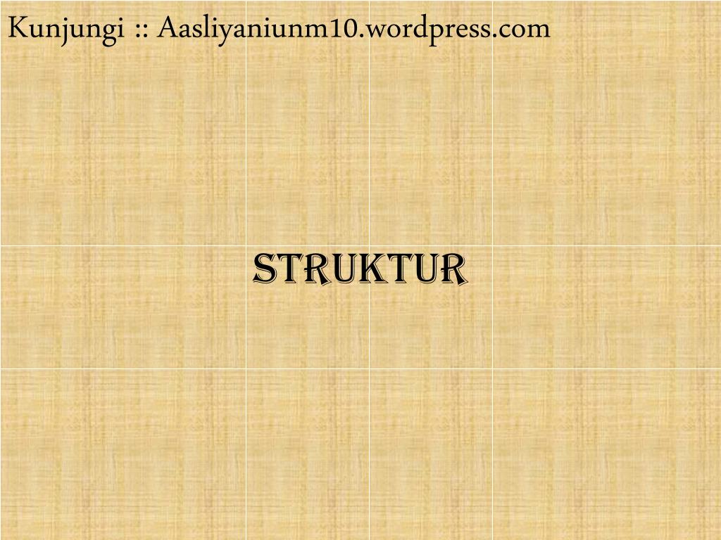PPT - STRUKTUR PowerPoint Presentation, free download - ID:4313209