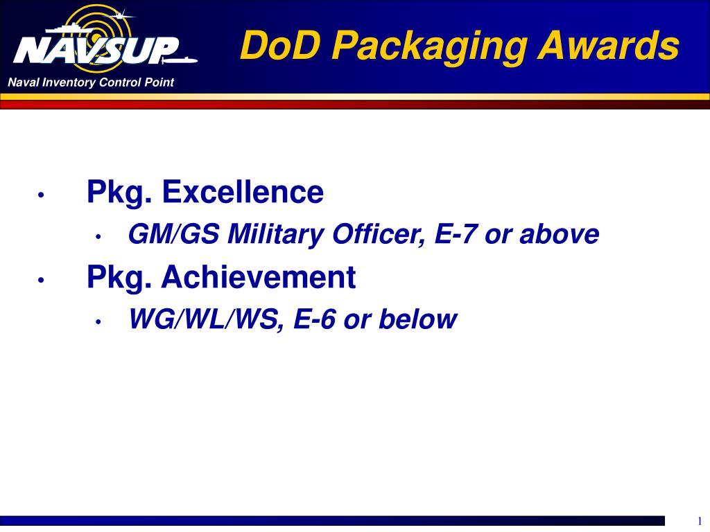 PPT - DoD Packaging Awards PowerPoint Presentation, free download - ID ...