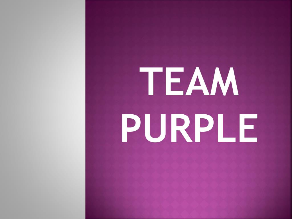 PPT - Team Purple PowerPoint Presentation, free download - ID:4314930