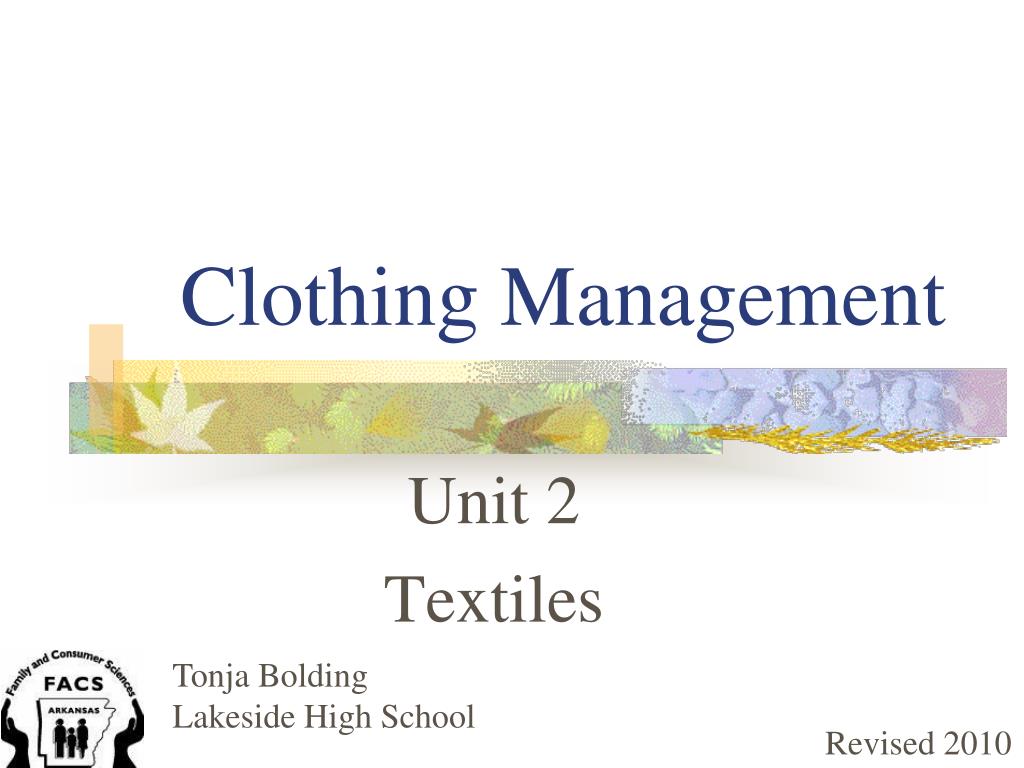 PPT - Clothing Management PowerPoint Presentation, free download - ID ...
